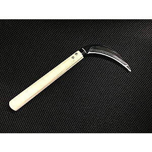 Bonsai No.24 Japanese Weeding Sickle, Serrated Edge Blade