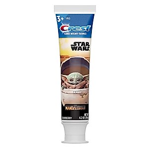 Crest Toothpaste 4.2 Ounce Kids Star Wars Tube (Strawberry) (Pack of 2)