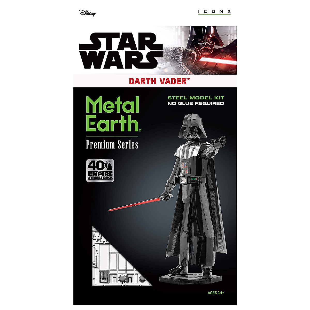 Metal Earth Premium Series Star Wars Darth Vader 3D Metal Model Kit Fascinations