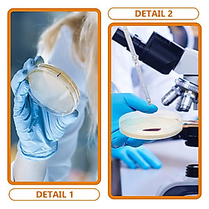 ULTECHNOVO Nutrient Agar Plates, Nutrient Agar Petri Dishes Science Project Kit, Pre-Poured Agar Plates for Students Science Fair Projects