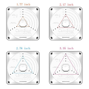 【Compatible with All Security Cameras】 Security Camera Junction Box, Outdoor Security Camera Mount, CCTV Camera Bracket, Camera Mounting Box, Junction Box CCTV Cam by WEILAILIFE (4 Pack)