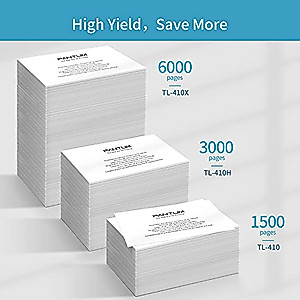 Pantum TL-410X Genuine Black High Capacity Toner Cartridge with 6000 Page Yield for P3010 Series, P3300 Series, M6700 Series, M7100 Series Printers…