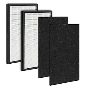 Fette Filter - True HEPA Air Purifier Filter Compatible with Germ Guardian FLT5600 Filter N for Model AC5600W. Compare to Part # FLT5600. (Pack of 2)