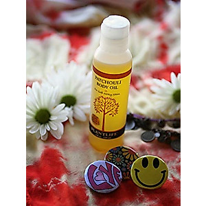 Plantlife Patchouli Body & Bath Oil with Vitamin E, Apricot & Jojoba- 4 oz.