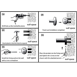 MOYOKOY Gold Crystal Inlaid Bath Towel Holder Stainless Steel Towel Rack