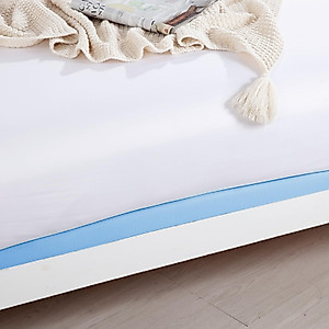 HOMBYS Density Mattress Sag Support, Under Mattress Support Pad to Fix Saggy Beds-2 Inches Extra Thick Ideal for Sags Deeper 1 Inch-2 Inch, Comfort and Durability(Blue, 60"x24"x2")