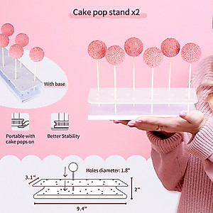 Pack of 11 NWK Dessert Stand Set, 12inch Cake Stand + 2X Large 2-Tier Cupcake Stands + 2X Large 3-Tier Cupcake Stands + 4 x Appetizer Trays +2 x Cake Pop