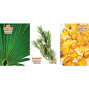 Organic Hair Growth Booster with Pro Vitamin-B5, 6 fl oz - DHT-Blocker, Sulfate-Free & Paraben-Free - for Thinning & Receding Hair - Color Safe for Men, Women & Teens by OHE