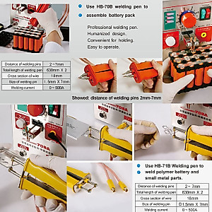 RCBDBSM Spot Welder - Battery Welding Machine 709A 3.2KW Battery Spot Welder & Soldering Station Portable Pulse Welding Machine for Battery Pack 18650 14500 Lithium Batteries