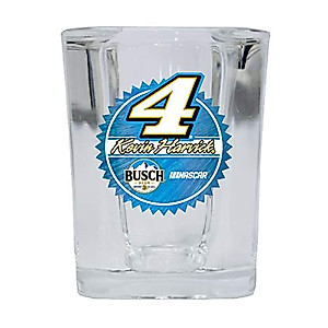 Officially Licensed NASCAR Kevin Harvick #4 Shot Glass Square