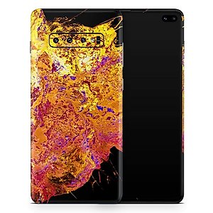 DesignSkinz Liquid Abstract Paint V7 Protective Vinyl Decal Wrap Skin Cover Compatible with The Samsung Galaxy S20 (Screen Trim & Back Glass Skin)