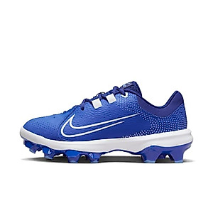 Nike Women's Hyperdiamond 4 Pro Molded Softball Cleats Royal | White Size 6.5 Medium