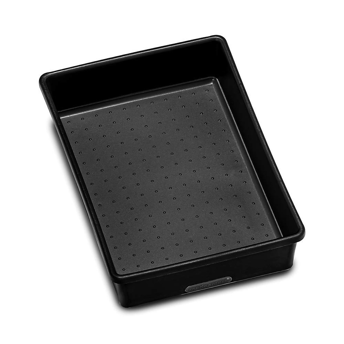 madesmart 9x6 Bin Multi-Purpose, Soft-Grip Handles, Non-Slip Feet & BPA-Free, Small, Carbon