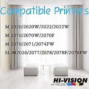 HI-VISION HI-YIELDS Compatible Toner Cartridge Replacement for Samsung MLT-D111S ( Black , 1 pk )