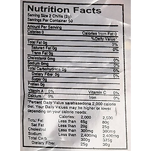 Swad Whole Red Dried Chillies 3.5oz., 100 Grams/ Indian Groceries