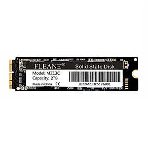 FLEANE MZ13C 2TB PCIe3.0x4 NVMe SSD for MacBook Pro A1398 A1502 (2013-2015), MacBook Air A1465 A1466 (2013-2017), iMac A1419 A1418 (2013-2019), Mac Pro(Late 2013)