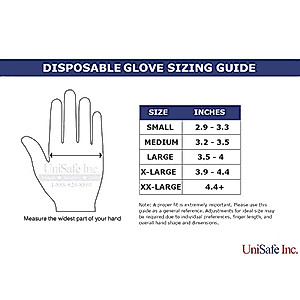 PITBULL Black Nitrile Exam Gloves, 6 Mil, Disposable, Case/1000, X-Large XL