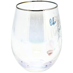 Pavilion - 18 oz Iridescent Stemless Wine Glass - Like Mother Like Daughter