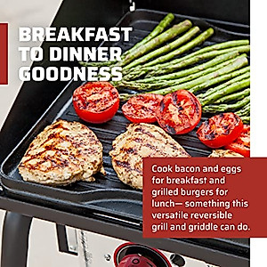Camp Chef Reversible Pre-Seasoned Cast Iron Griddle, Cooking Surface 14 in. x 16