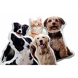 YMGifts Pet Pillow Custom Shape Dog Plush Pillows Double Side Printed