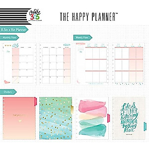 Me and My Big Ideas PLNE-03 Create 365 The Happy Planner Big, Stay Golden, Jul 2016 - Dec 2017