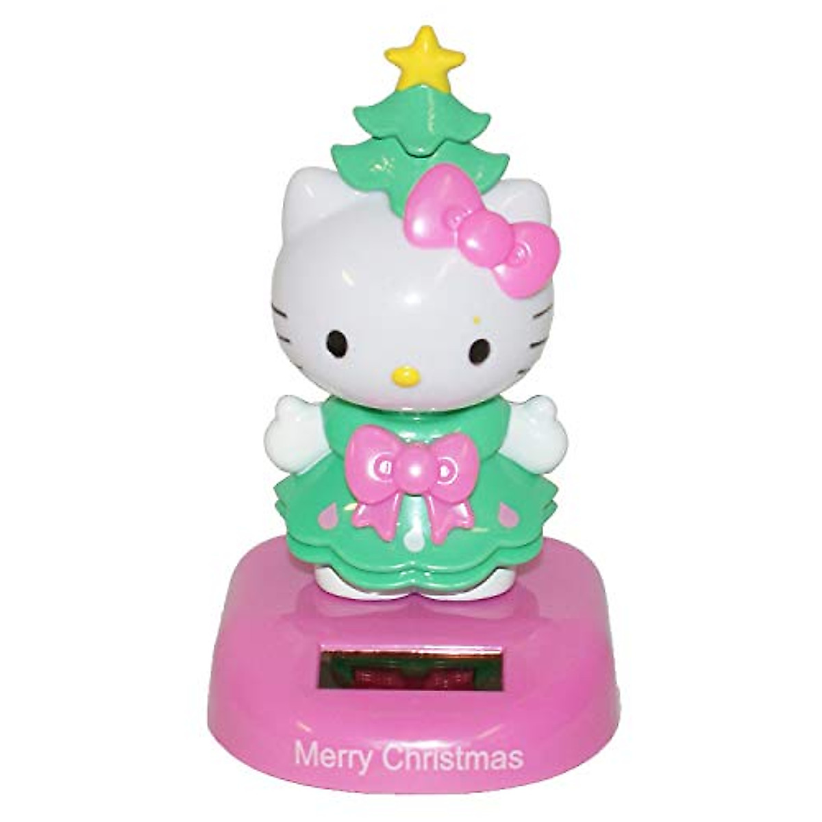 Connie N Randy Solar Christmas Hello Kitty Bobble