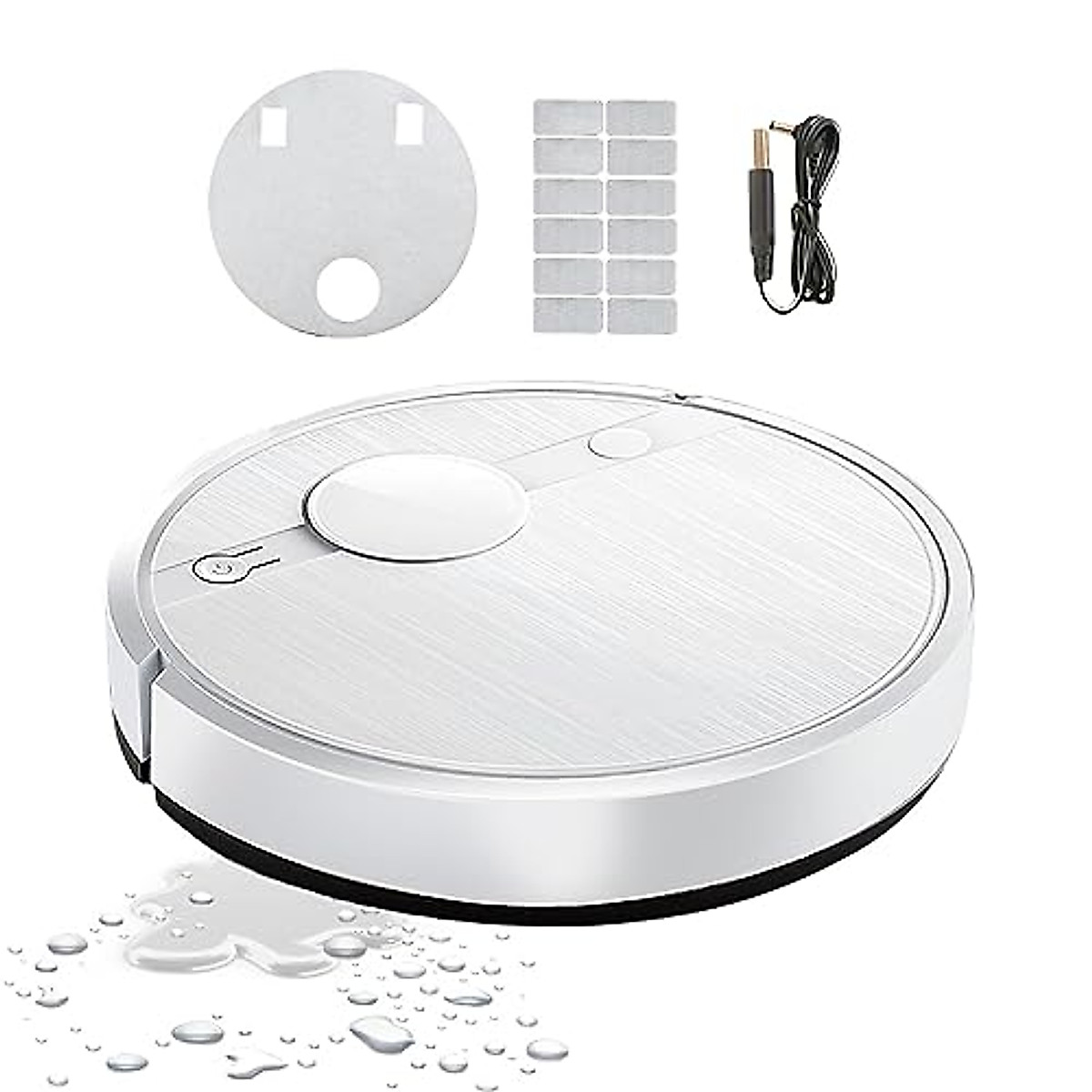 BARASH Household Robotic Vacuums, Robotic Vacuum Cleaner, Wet Sweeping Cleaner Robotic Vacuum, Mopping Robot, Mini Floor Vacuum Robot, Marble Tile Sweeper for Daily Home Cleaning, Bathroom, Bedroom