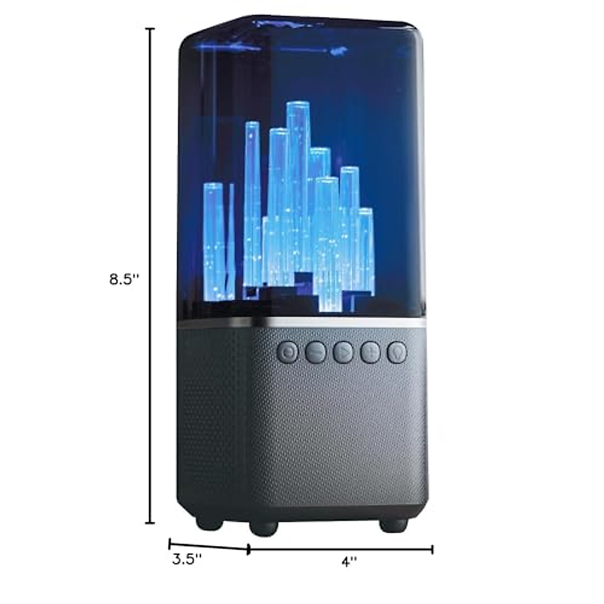 Audiolux Wireless Portable Bluetooth Speaker, Color Changing LED Light-Up MP3 Player, Clear Stereo Sound, Outdoor Surround Sound Streaming Device, Deep Bass, Rechargeable, TWS, USB Slot, Micro SD