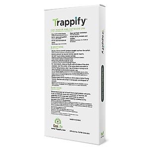 Trappify Ultimate Moth Traps: Adhesive Moth Traps for Clothes - Effective Pantry Moth Traps for Home, Kitchen, Closet, Cabinet, Storage Rooms, Cupboard | Recyclable - Easy Setup (8 Pack)