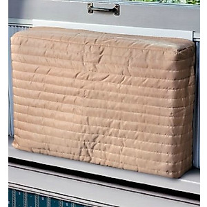 Indoor Air Conditioner Cover (Beige) (Medium - 15 -17"H x 22 -25"W x 2"D)