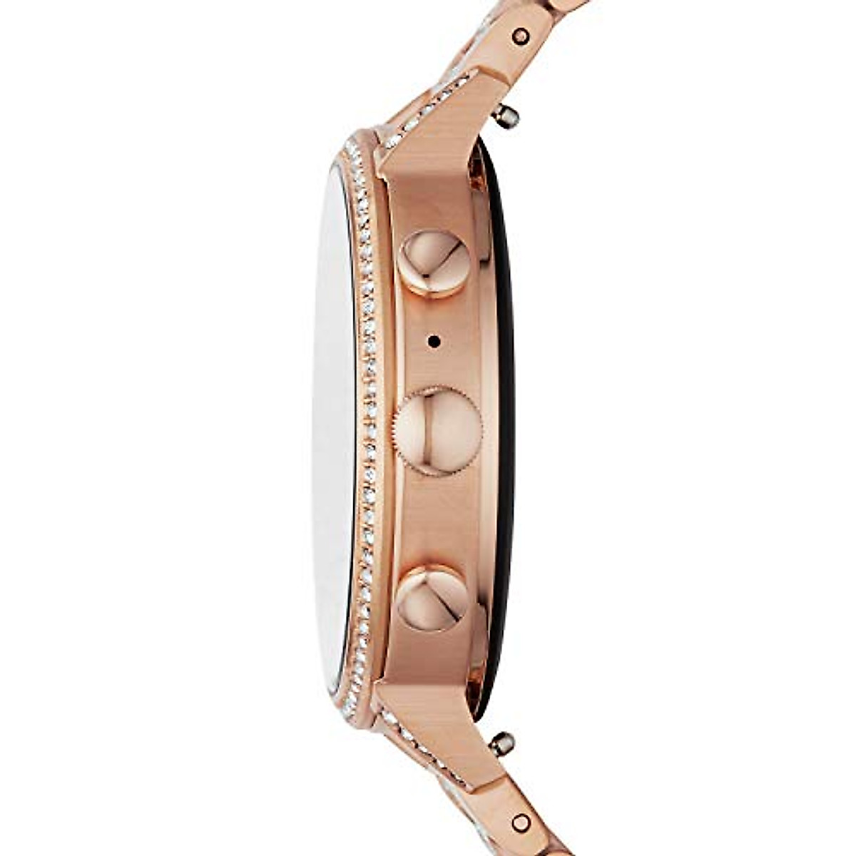 Fossil Women's Gen 4 Venture HR Heart Rate Stainless Steel Touchscreen Smartwatch, Color: Rose Gold (Model: FTW6011)