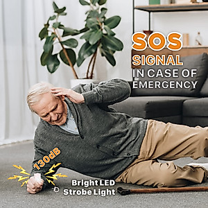 Safe Sound Personal Alarm, 2 Pack 130 dB Loud Siren Song Emergency Security Alarm Keychain with Strobe LED Light, Personal Sound Safety Siren for Women, Men, Children, Elderly