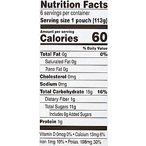 Amazon Brand - Mama Bear Organic Vegetarian Baby Food Pouch, Apple, Sweet Potato, 4 ounce (Pack of 1)