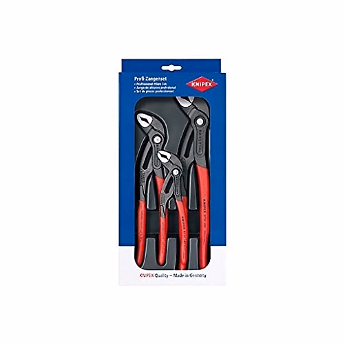 Knipex 00 20 09 V02 "Cobra" Pliers Set (3 Piece)