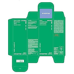 innisfree Bija Clarifying Emulsion with Salicylic Acid and Niacinamide, Korean Skincare Lightweight Face Moisturizer (Packaging May Vary)