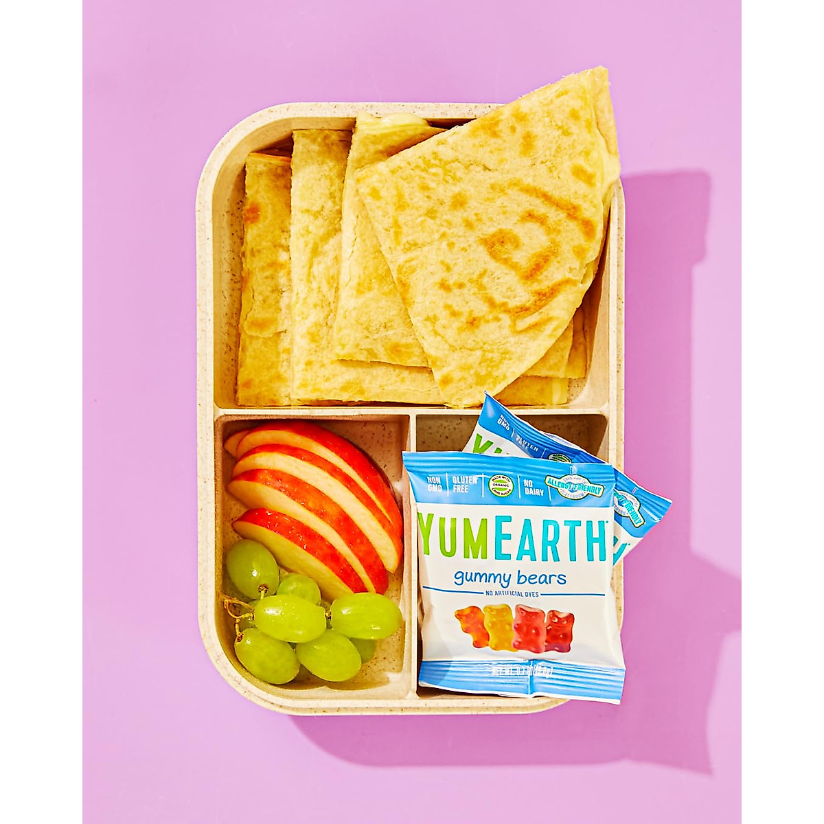 YumEarth Organic Gummy Bears - Fruity Gummy Candy Snack Packs, Gluten Free Snacks for Kids - Allergy Friendly, Non-GMO, No Artificial Flavors or Dyes - Assorted Flavors, 0.7 Oz - 15 Count (Pack of 1)