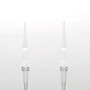 TYQILIN 10ul Universal Filter Pipette Tips Racked,RNase/DNase Free & Pyrogen Safe, Clear, 96 Tips/Rack Pk x 10 Racks (10ul)