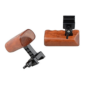CAMVATE DSLR Wood Wooden NATO Handle Grip (A Pair) - 1660