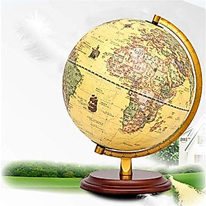 World Globes-Educational World Globe with Adults Desktop World Globe Educational Toy for Children-Geography Learning Toy