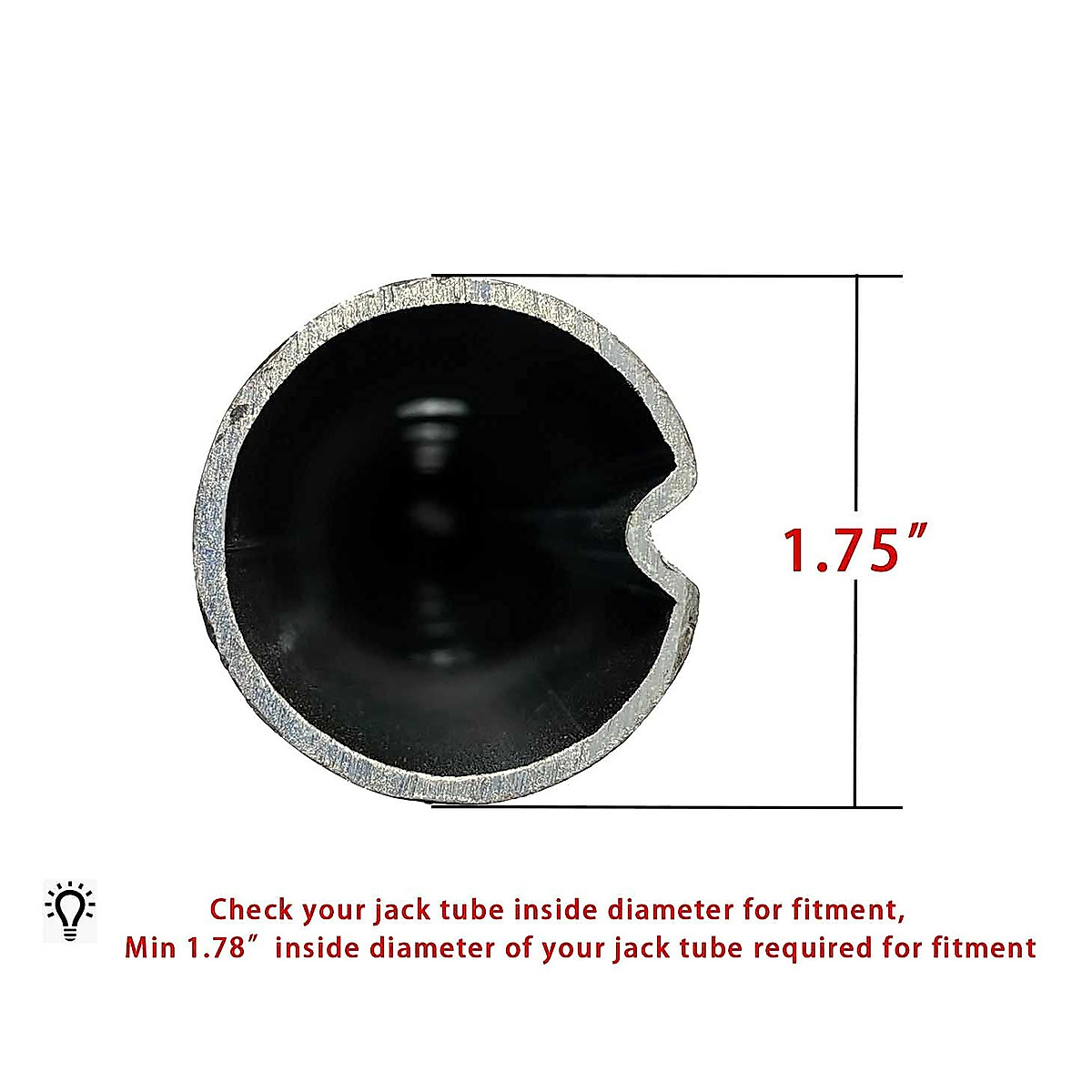 LIBRA Jack Drop Leg Foot Pad for 2" Standard Trailer Camper Jacks -26026