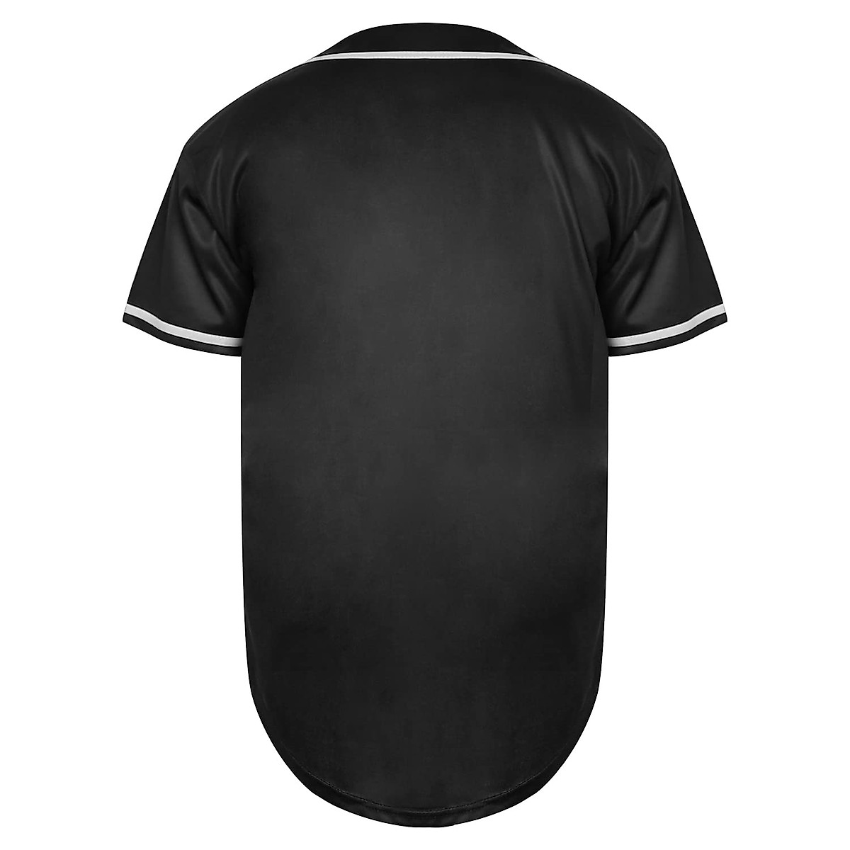 Rioofinx 90s Hip Hop Party Jersey, Bel Air Jersey Baseball Jersey, Short Sleeve Button Down Shirt for Men and Women (Black, 3XL)