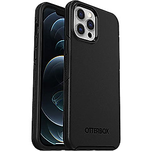 OtterBox Symmetry Case with MagSafe for iPhone 12 Pro Max - Non-Retail Packaging - Black