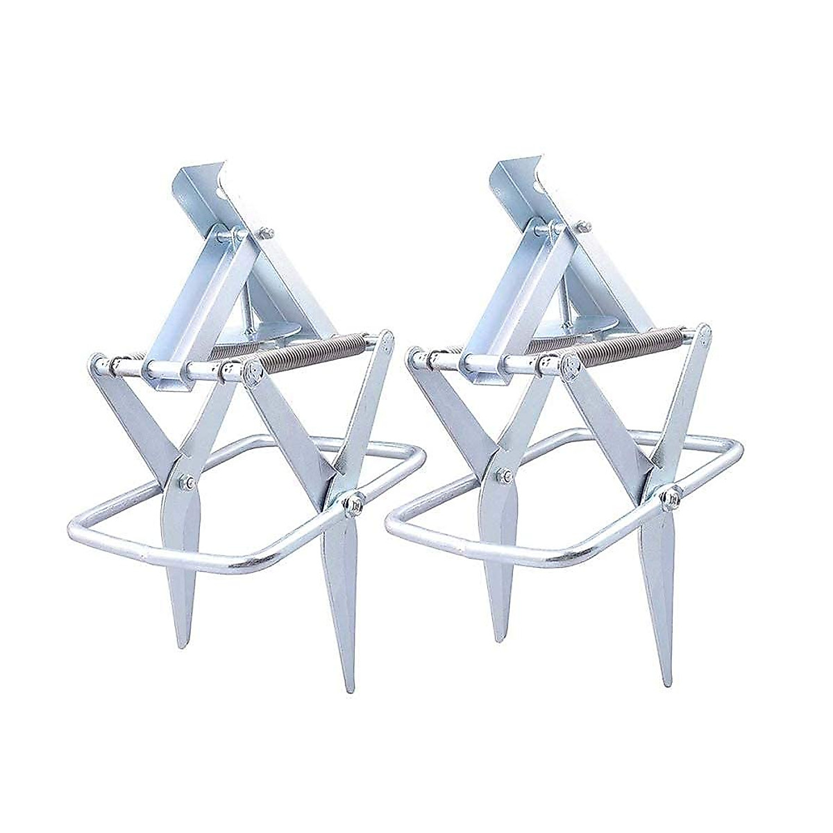 2 Easy Set Mole Traps Easy One-Step,Out-of-Sight,Galvanized Steel Sold ONLY by Fox Peak