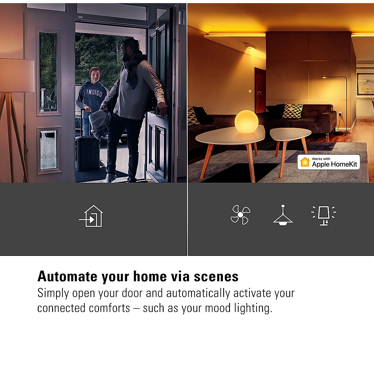 Eve Door & Window - Apple HomeKit Smart Home Wireless Contact Sensor for Windows & Doors, Automatically Trigger Accessories & Scenes, App Notifications, Bluetooth/Thread, 3 Pack