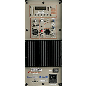 Alphasonik 10" Powered 1600W PRO DJ Amplified Loud Speaker Bluetooth USB SD Card AUX MP3 FM Radio PA System LED Ring Karaoke Mic Main Monitor, Band Church, Party, Guitar Amp, Home, BBQ w/Tripod Stand