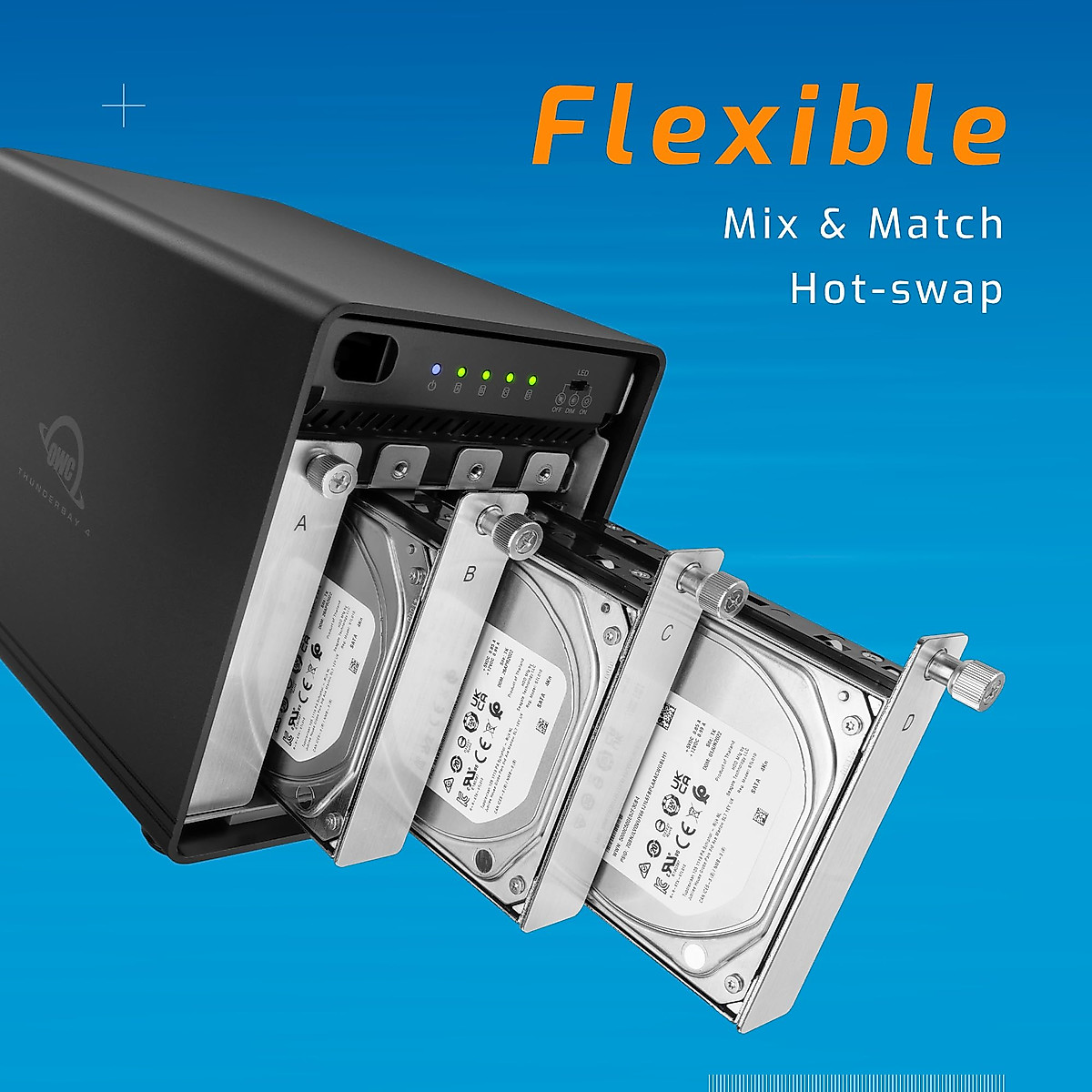 OWC ThunderBay 4 with Dual Thunderbolt 3 Ports (0GB)