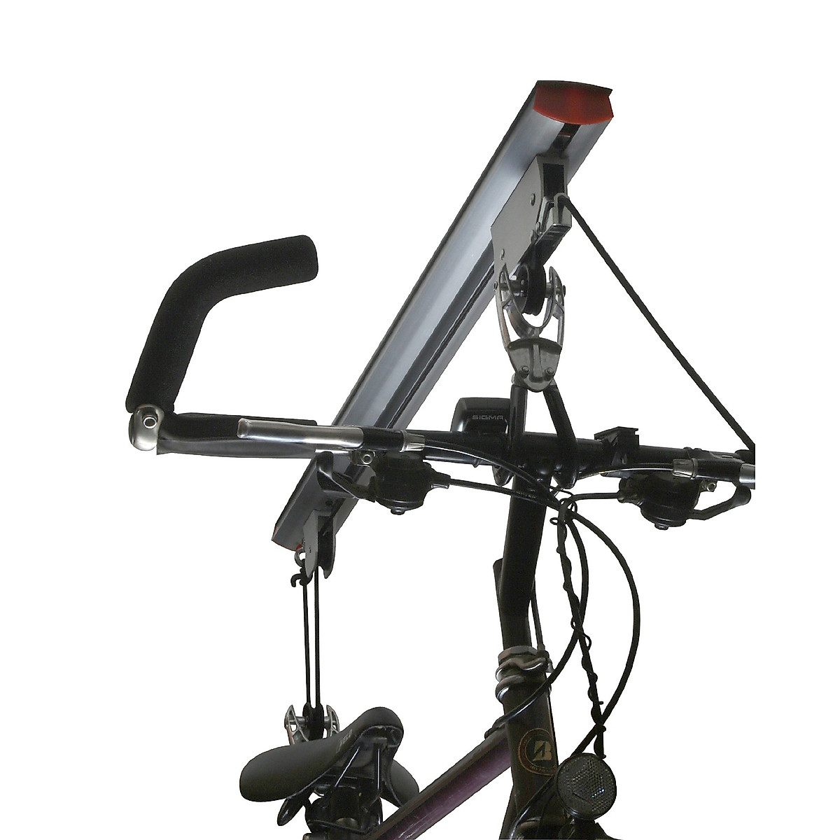 RAD Cycle Products Rail Mount Bike and Ladder Lift for Your Garage or Workshop Holds up to 75 Pounds No Mounting Board Needed