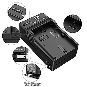 LP-E6 LP E6N Battery Charger, LP Charger Compatible with Canon EOS 90D, 80D, 70D, 60D, 60DA, 7D Mark II, 7D, 6D Mark II, 6D, 5D Mark IV, 5D Mark III, 5D Mark II, 5DS, 5DS R, R5, R6 DSLR Cameras & More