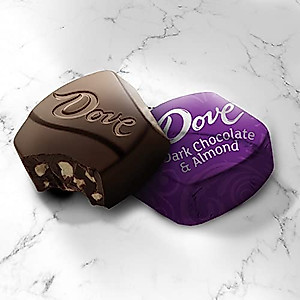 DOVE PROMISES Almond Dark Chocolate Candy 7.61-Ounce Bag (Pack of 8)