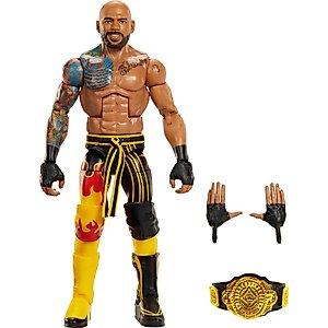Mattel WWE Ricochet Elite Collection Action Figure, Deluxe Articulation & Life-like Detail with Iconic Accessories, 6-inch